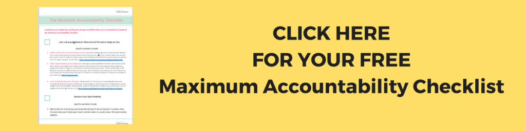 The 4 Steps to Maximum Accountability for Faster Weight Loss After 50 ...