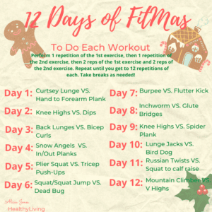 Fitness for Women Over 50: 12 Days of Fitmas Holiday Workout